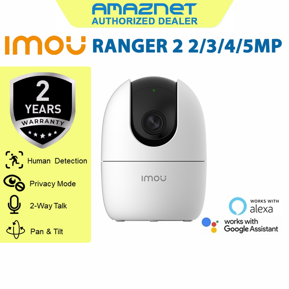 IMOU Ranger 2 2MP/3MP/4MP/5MP H.265 Wi-Fi Pan & Tilt กล้องวงจรปิดกล้อง ...