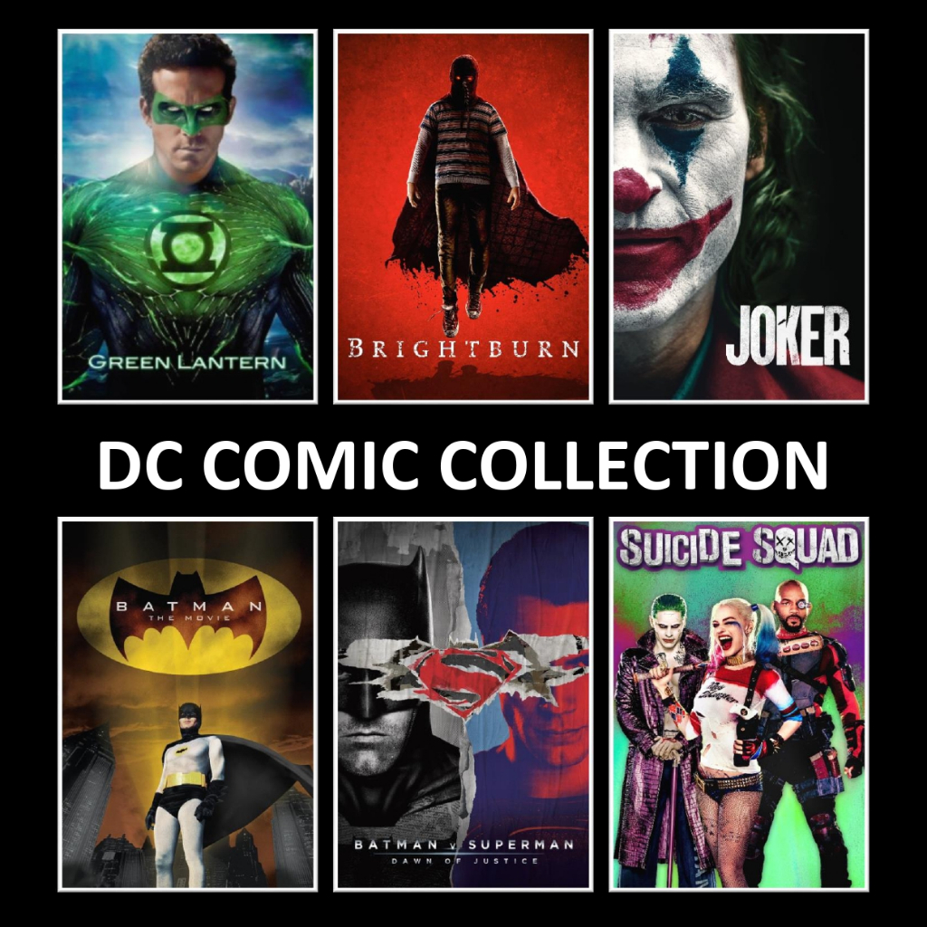 Dc COMIC MOVIE COLLECTION PENDRIVE MOVIE KOLEKSI VIDEO KANAK | Shopee ...