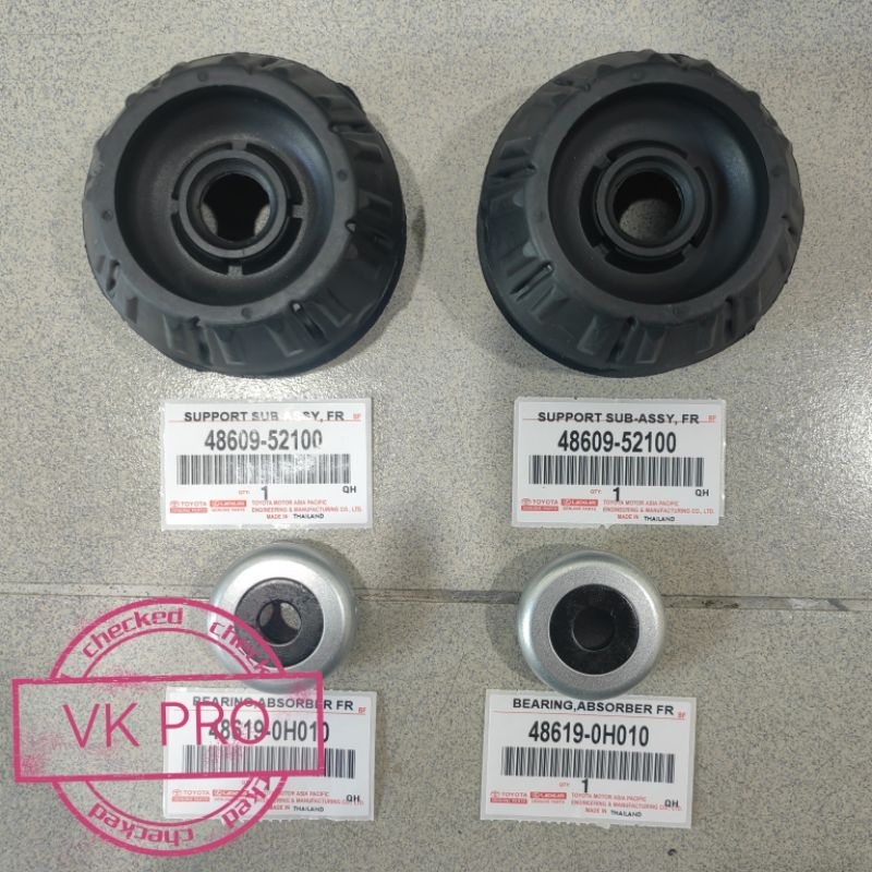 48609-0D040 TOYOTA VIOS NCP93 ABSORBER MOUNTING พร้อมแบริ่ง | Shopee ...
