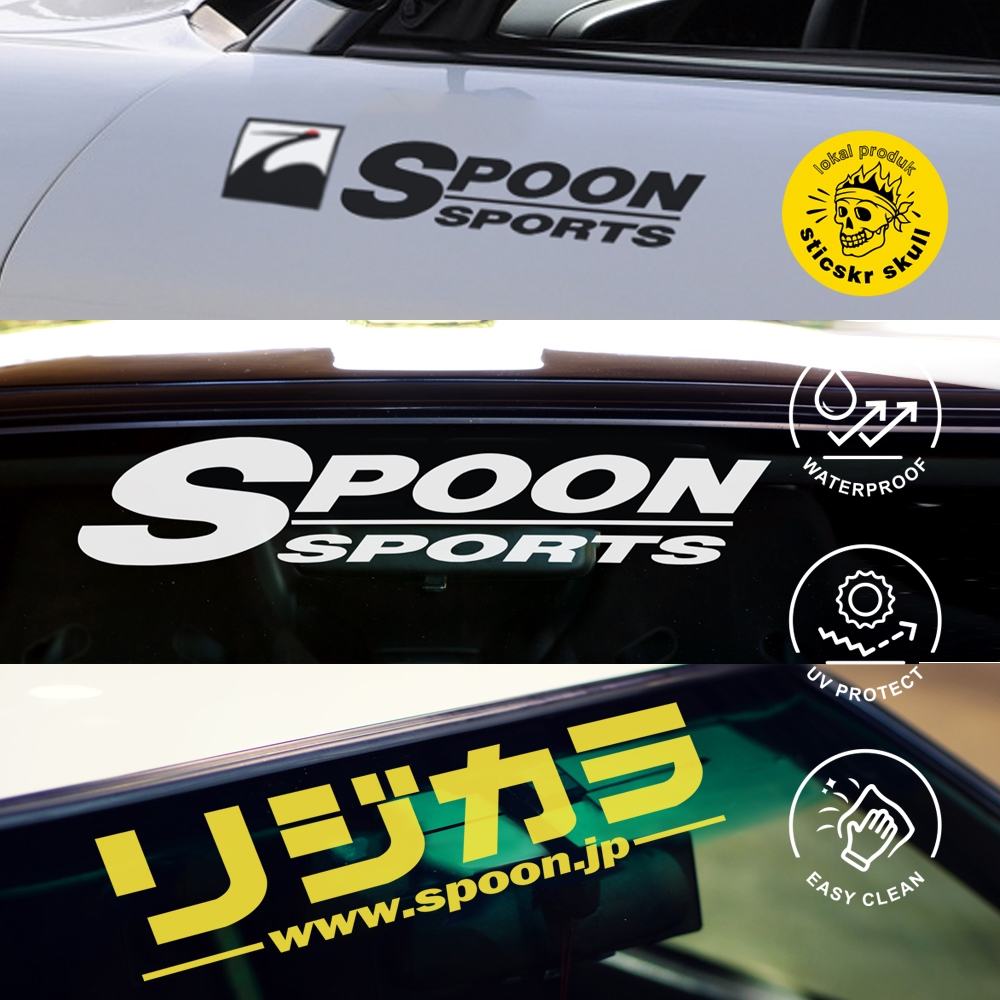 Spoon Honda Sports Car สติกเกอร์ไวนิล Honda Ef9 Eg9 Ek9 Civic City ...