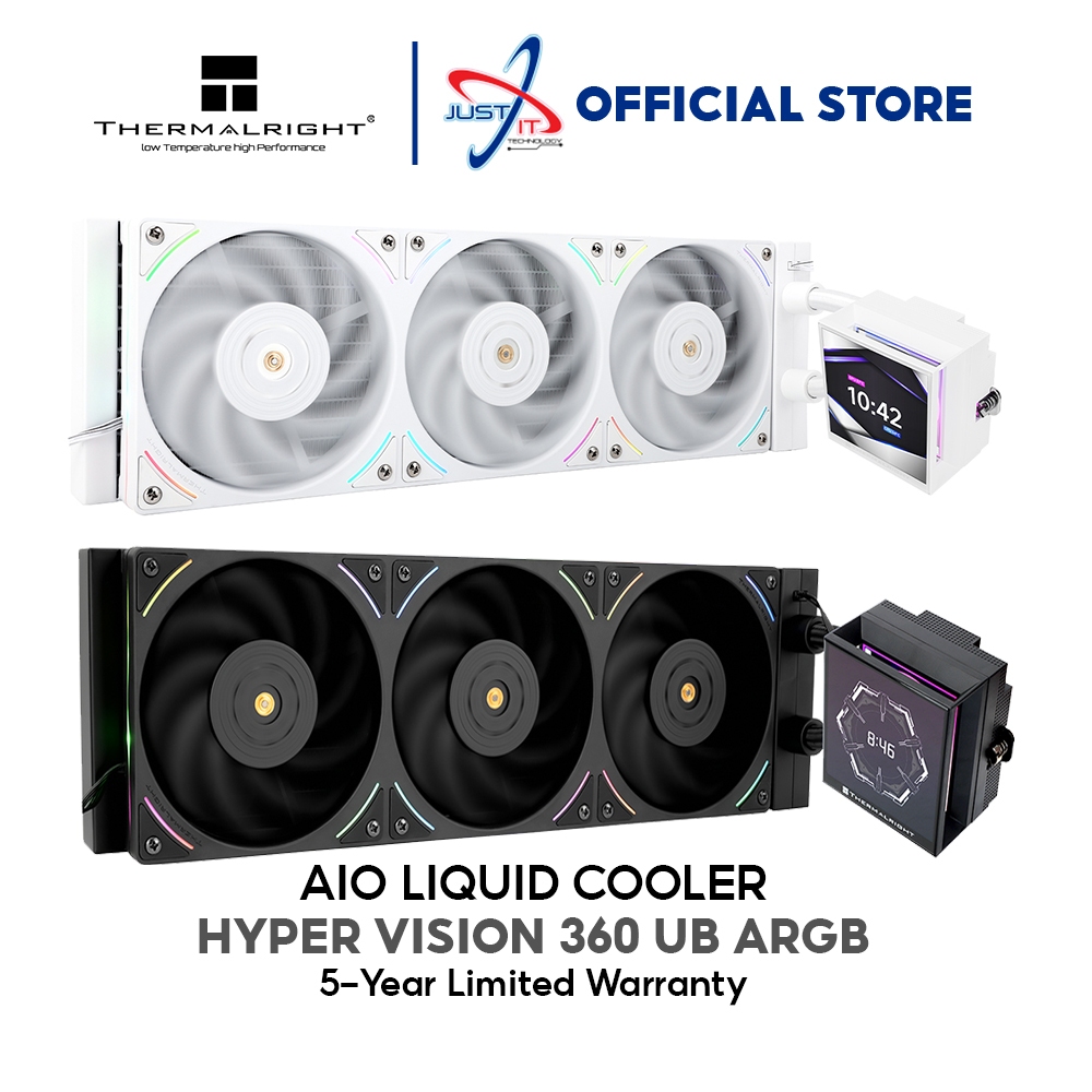 Thermalright HYPER VISION 360 UB ARGB AIO LIQUID COOLER - สีดํา/ขาว ...