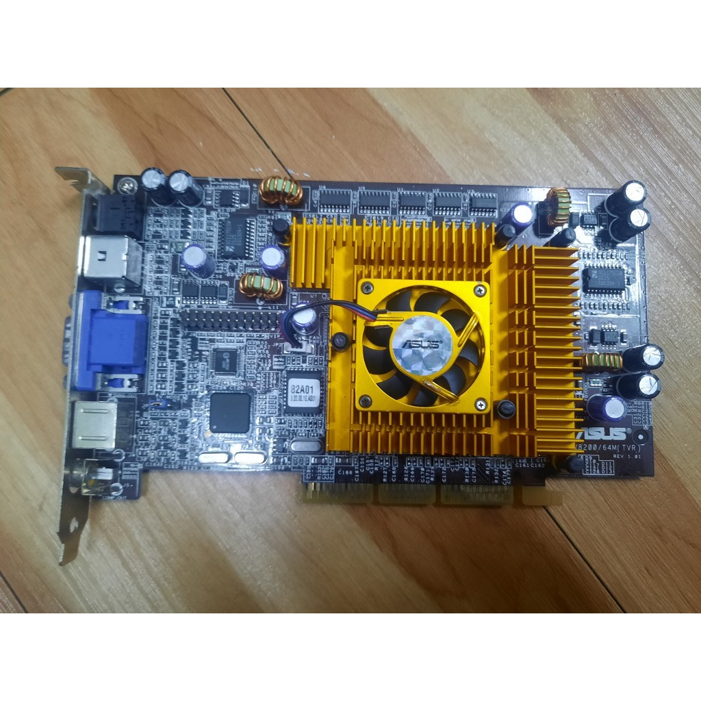 ASUS V8200/DELUXE/N/64M/U v1.01 NVIDIA GEFORCE3 AGP การ์ดวิดีโอ 3D PAL ...