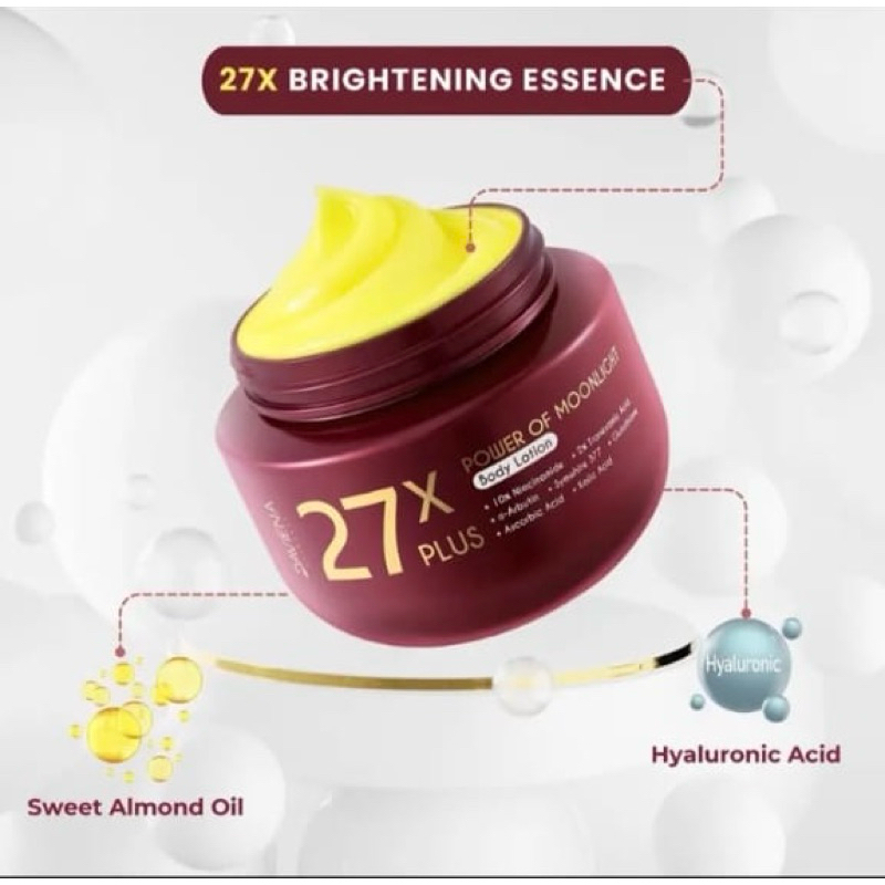 New BODY LOTION 27X MOONLIGHT DAVIENA SKINCARE | Shopee Thailand