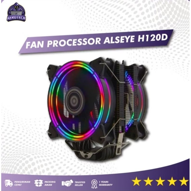 คูลเลอร์แอร์ซีพียูสากล Alseye H120D (มือสอง) | Shopee Thailand