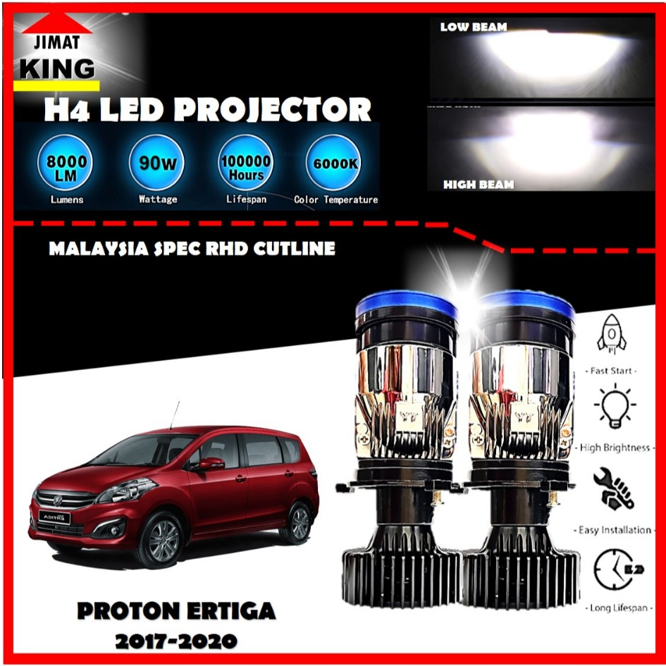 Proton ERTIGA 2017-2020 ไฟหน้า LED Lampu LED Kereta รถ LED Mini ...