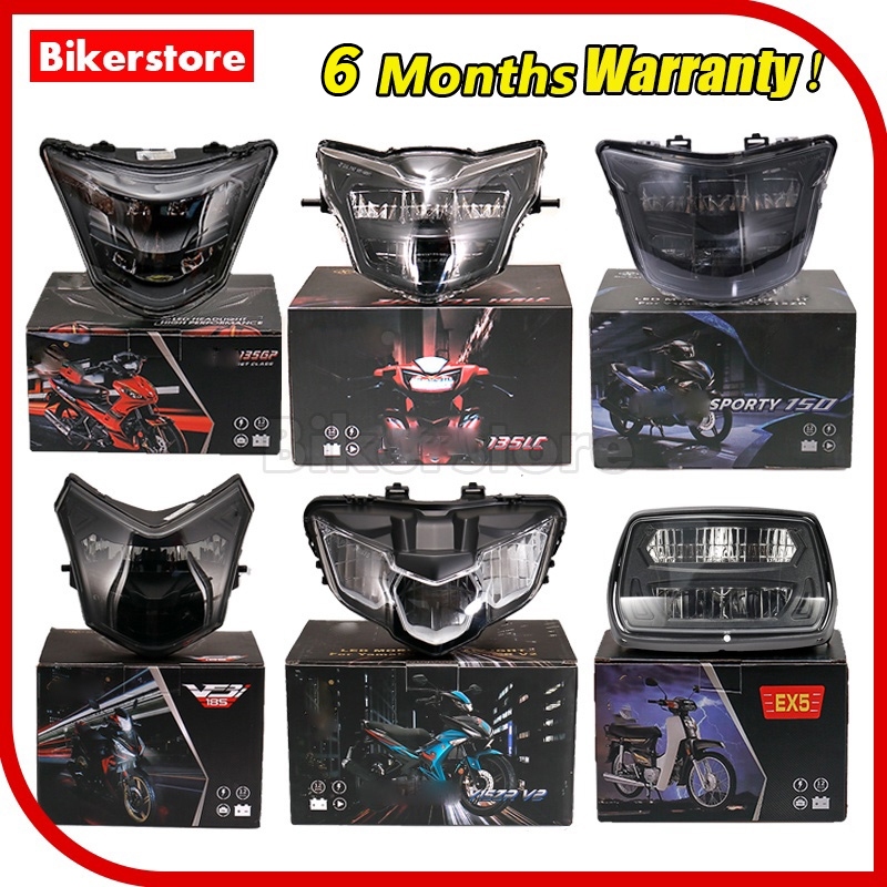 LC135 V1 V2 V3 V4 V5 V6 V7 V8 EX5 Y15ZR V1 V2 SRL115 FI SYM VF3I 185 LED HEAD LAMP (USE DC ...