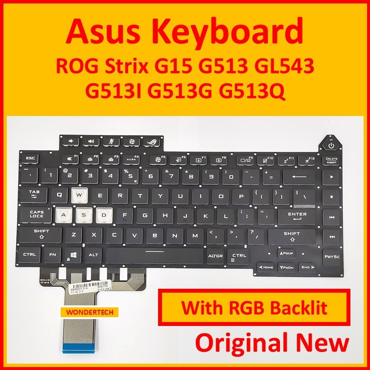 Asus ROG Strix G15 G513 GL543 คีย์บอร์ด G513I G513G G513Q | Shopee Thailand