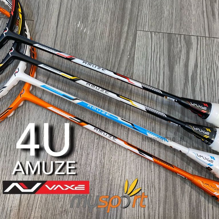ไม้แบดมินตัน VAXE AMUZE [ 4U ] [ ฟรีชิงช้า + ฝาครอบยึด + ด้ามจับ ...