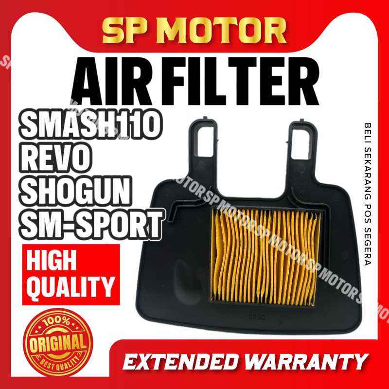 Air FILTER Suzuki SMASH110 / REVO / Smash V 115 / Shogun125 Axelo ...