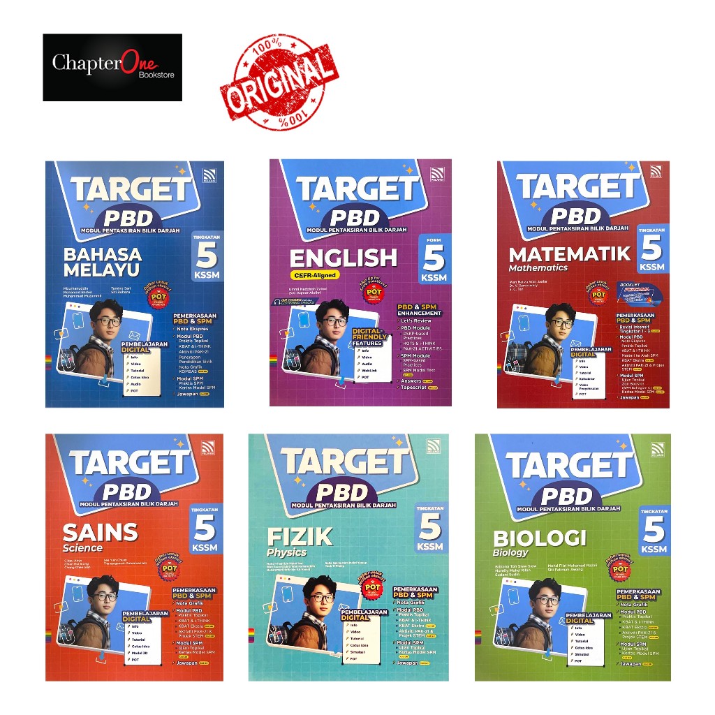 [สายรุ้ง] Target PBD KSSM Classroom Assessment Module Form 5 (2025 ...