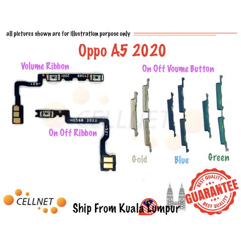 [Cellnet] Oppo A5 2020 cph1931 cph1933 cph1935 cph1943 On Off Volume ...