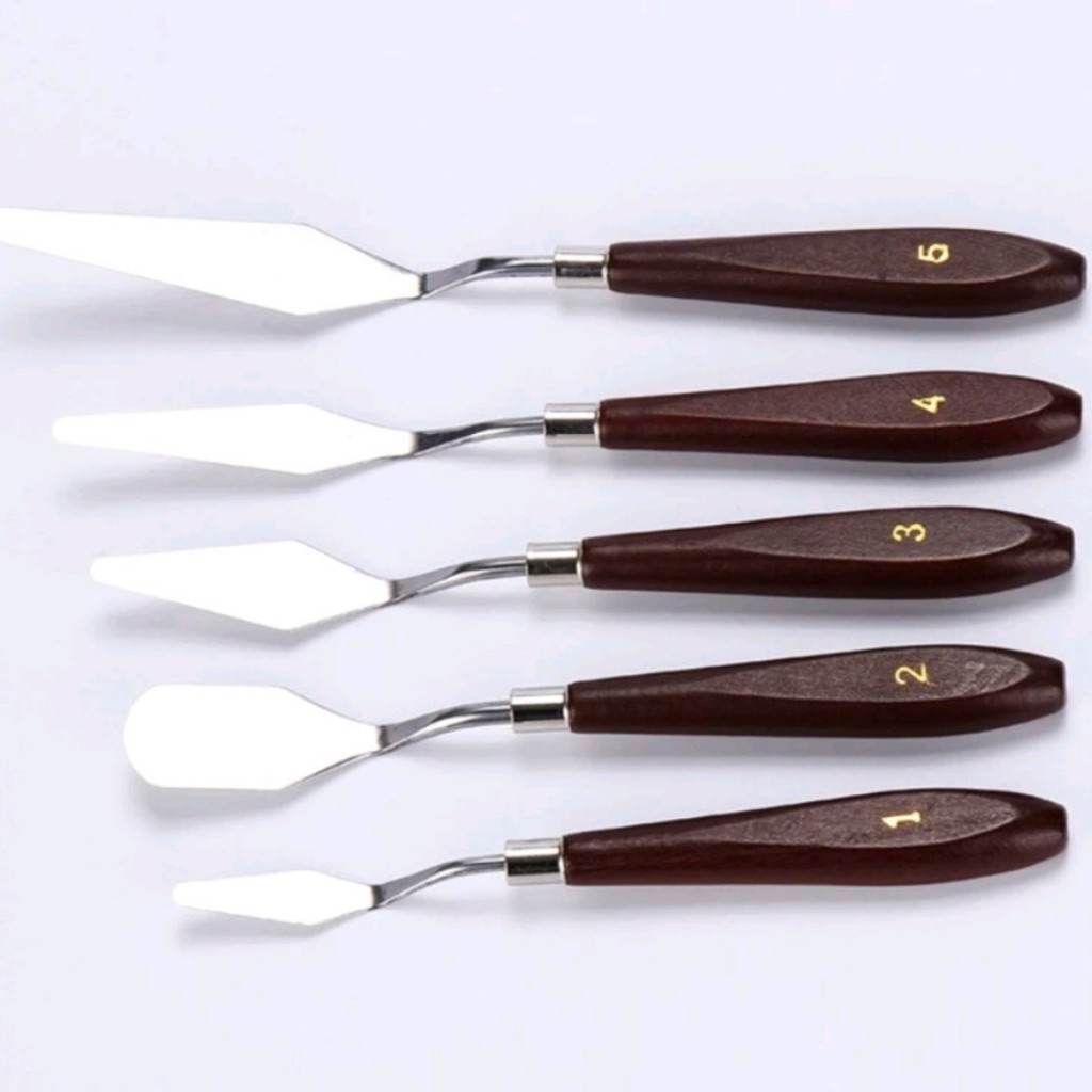 Artiest เหล็กสแตนเลส Parette 5 ชิ้น/1 ชุด///ดอกไม้刀 5套装1 | Shopee Thailand