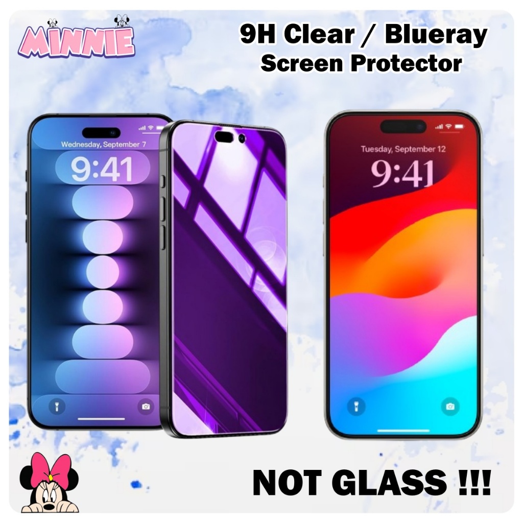 ฟิล์มกันรอยหน้าจอ Clear / Blueray Samsung Note 20 / Note 10 Lite / Note 5 / Note 4 / Note 3 ...