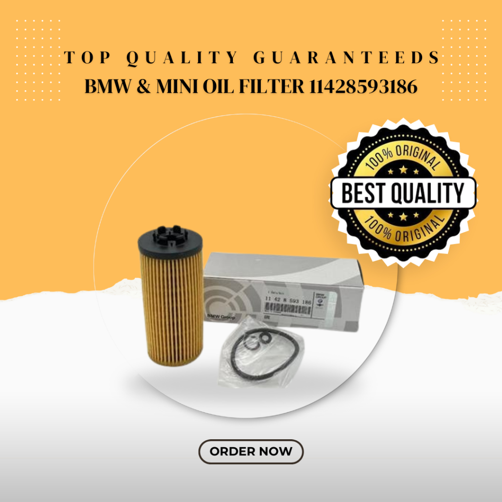 กรองน้ํามันเครื่อง BMW 11428593186 - ใช้ได้กับ BMW 1 Series (F40), 2 ...