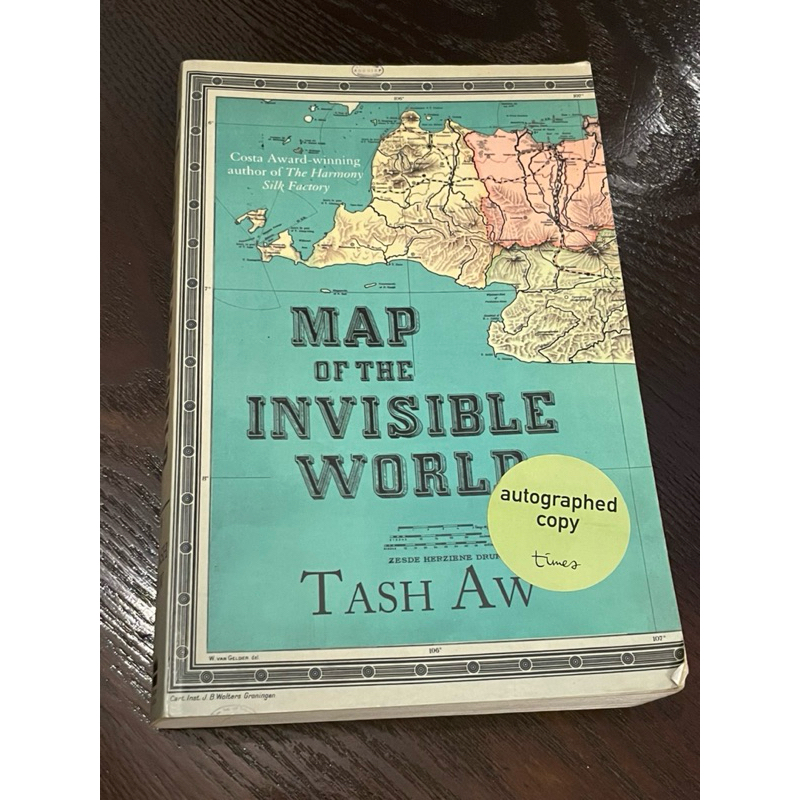 Map Of The Invisible World Book Autograph Copy By Tash Aw | Shopee Thailand