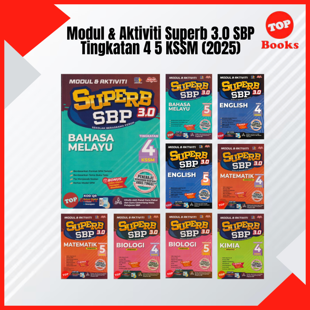 [TOPBOOKS] หนังสือออกกําลังกาย: โมดูลและกิจกรรม Superb 3.0 SBP Form 4 5 KSSM (2025) | Shopee ...