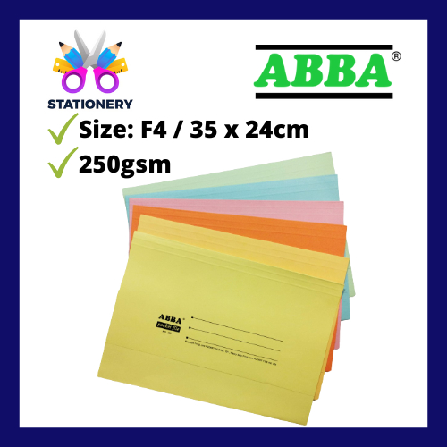 ABBA Manila Pocket File / Fail Kertas / ที่วางเอกสาร Manila – 10 ชิ้น ...