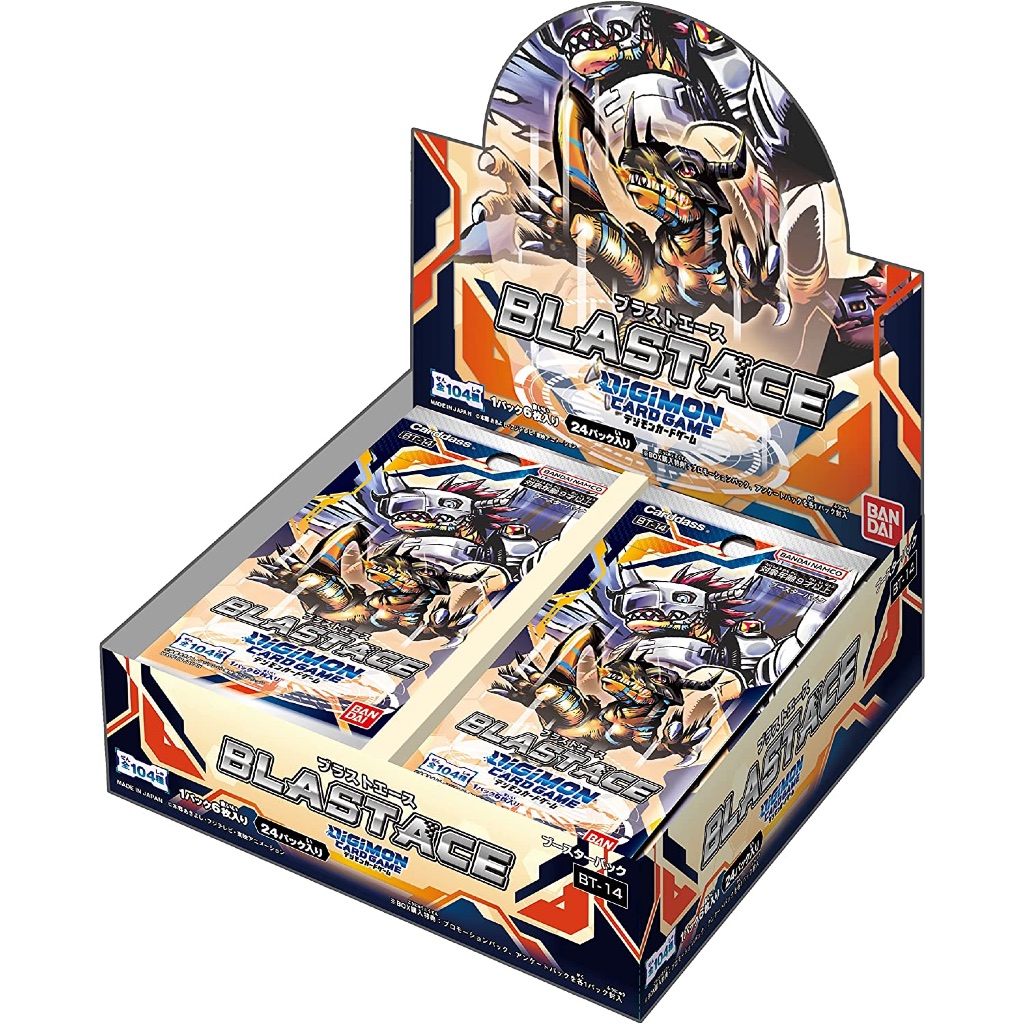 DTCG Digimon Card Game BT-14 BT14 Blast Ace Booster Box | Shopee Thailand