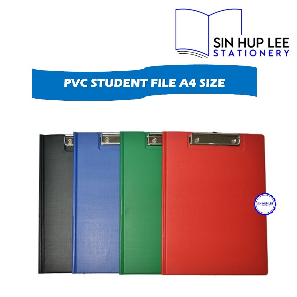 Emi A4 Size PVC Student File Lever Clip / ClipBoard (2100) | Shopee ...