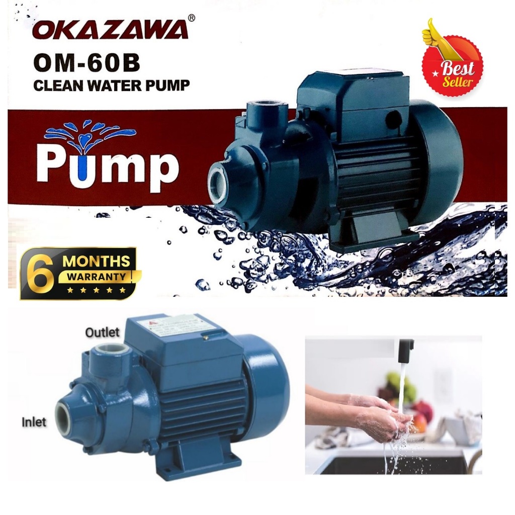 Okazawa 0.5Hp 35L/min Peripheral Clean Water Pump | Shopee Thailand