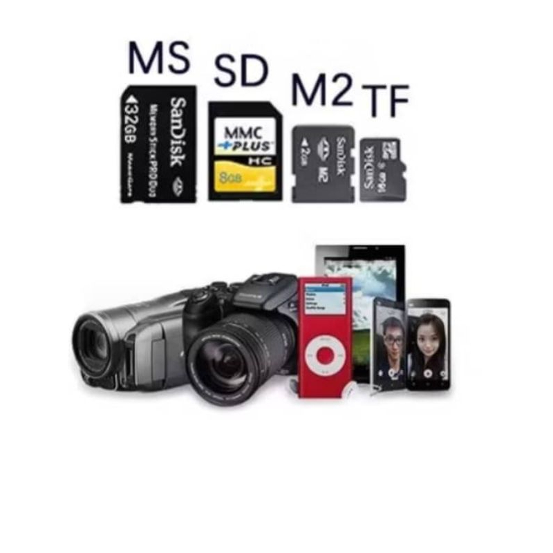 การ์ดหน่วยความจํา 64mb 128mb 256mb 512mb 4GB 8GB CF SD TF M2 MS XD sony ...