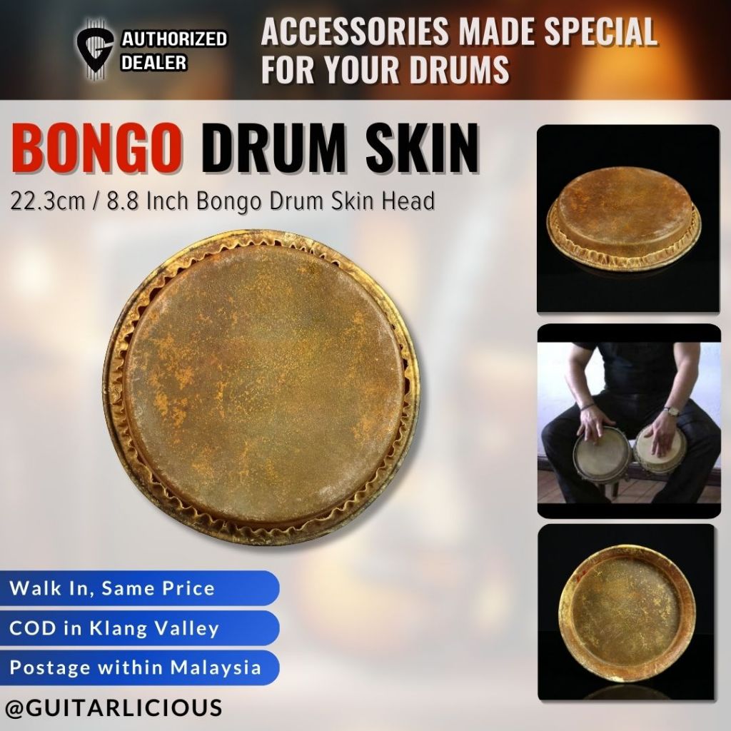 Bongo Drum Head Skin, เปลี่ยนหัวกลองคุณภาพสูงสําหรับ Bongos | Shopee Thailand