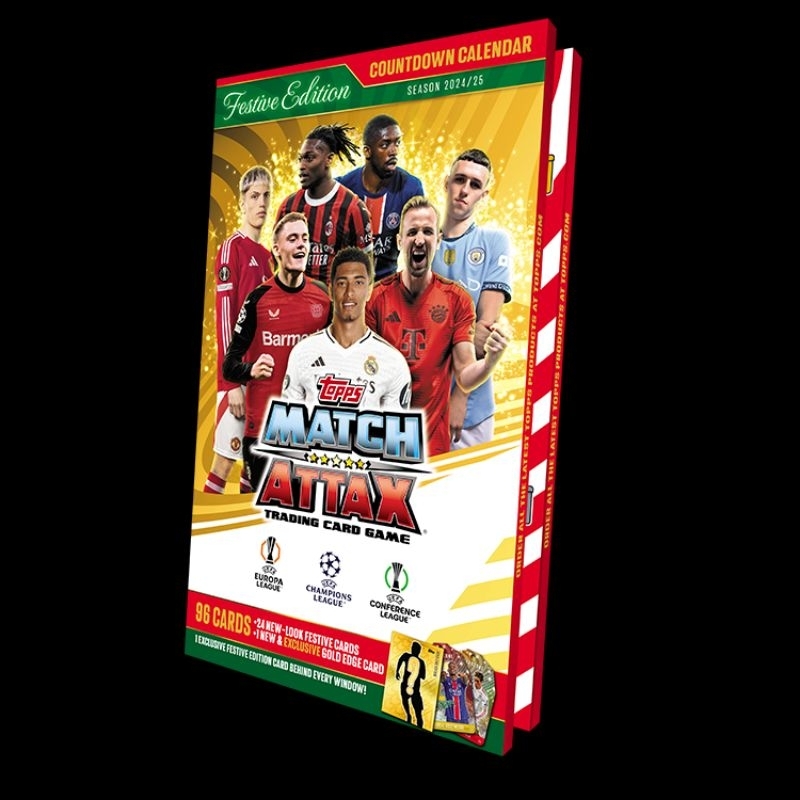 Topps Match Attax UCL 2024/25 - ปฏิทินจุติ (Ronaldo Squad Zone, Messi ...