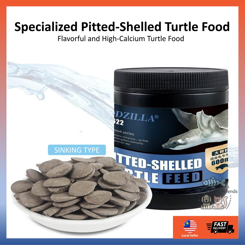 Jonsanty Godzilla แคลเซียมสูง Sinking Pig-Nosed Turtle Pitted-Shelled ...