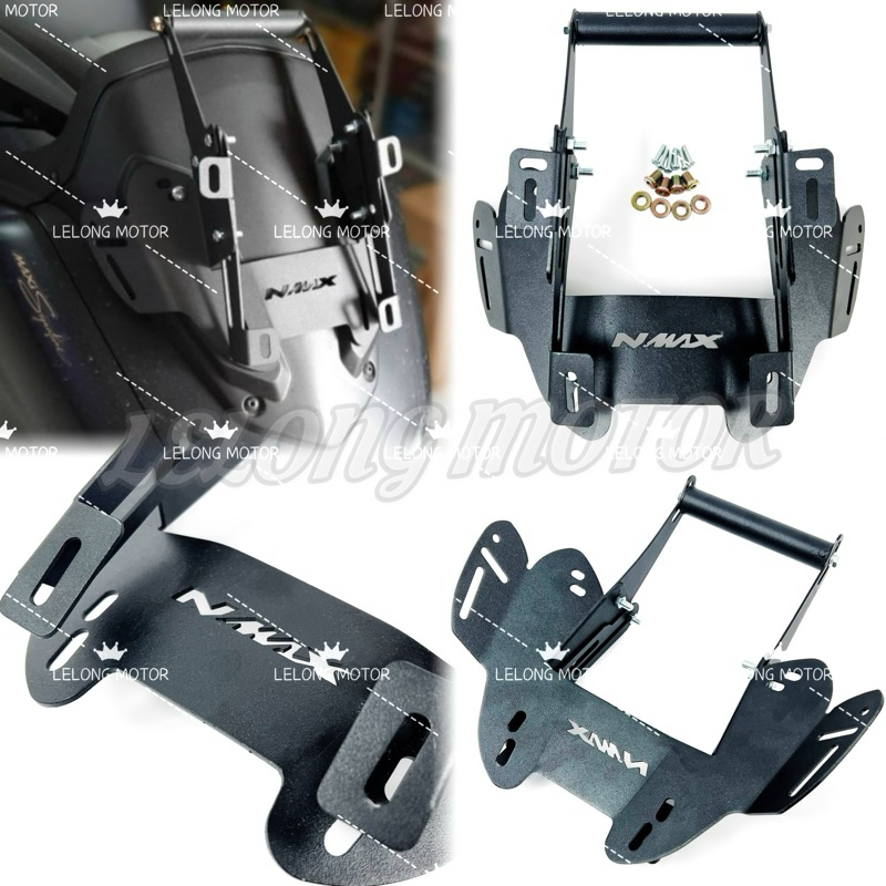 Nmax 155 v1 v2 VISOR Bracket ADJUSTABLE พร้อม GPS HOLDER ขายึดกระจกมอง ...