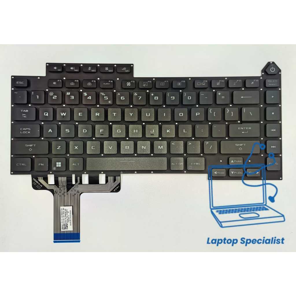 Asus ROG Strix G15 G513 G513Q G513QM G513QY คีย์บอร์ด US ใหม่พร้อมแบ็ค ...
