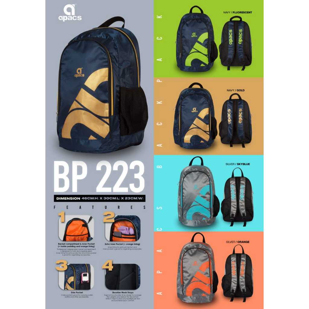 APACS กระเป๋าเป้ BP 223 | Shopee Thailand