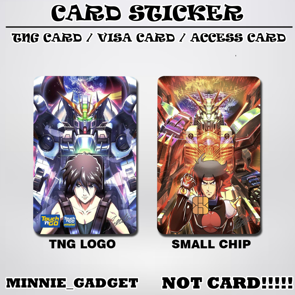 [ Gundam ] ฝาครอบสติ๊กเกอร์การ์ด Touch n Go TNG / MASTER / VISA ...