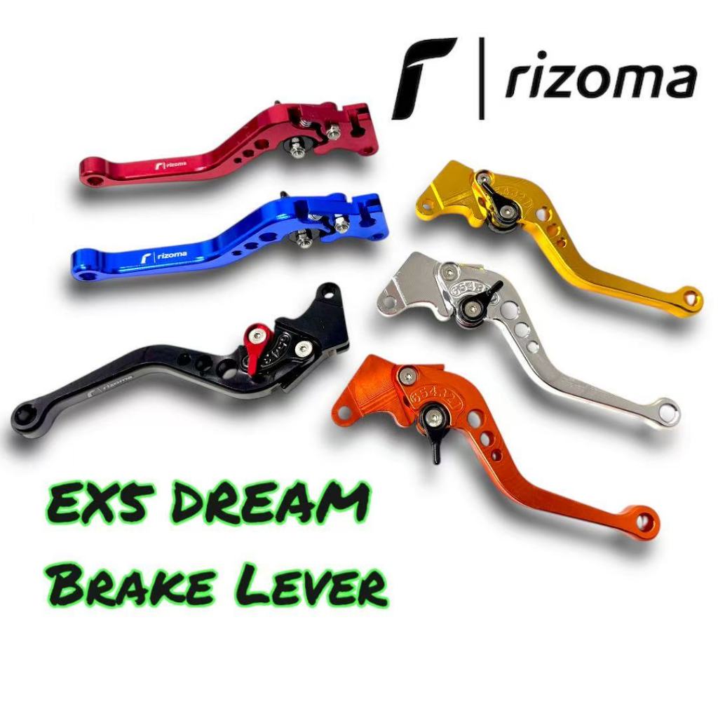 Honda EX5 DREAM BRAKE LEVER RACING ADJUSTABLE โลหะผสม CNC WAVE100 เบรค ...