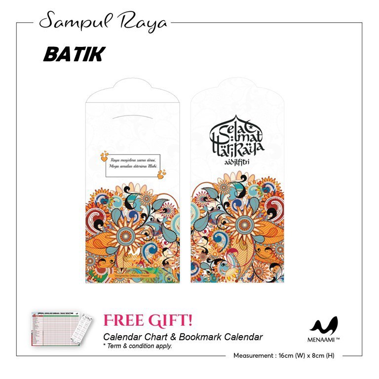 [ Official ] CORAK BATIK SAMPUL RAYA 2025 ANGPAO CANTIK MONEY ENVELOPE ...