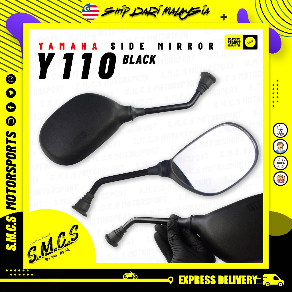 Yamaha Y110 ชุดกระจกมองข้าง Cermin Sisi Yamaha Y110 雅马 Y110 视镜 | Shopee Thailand