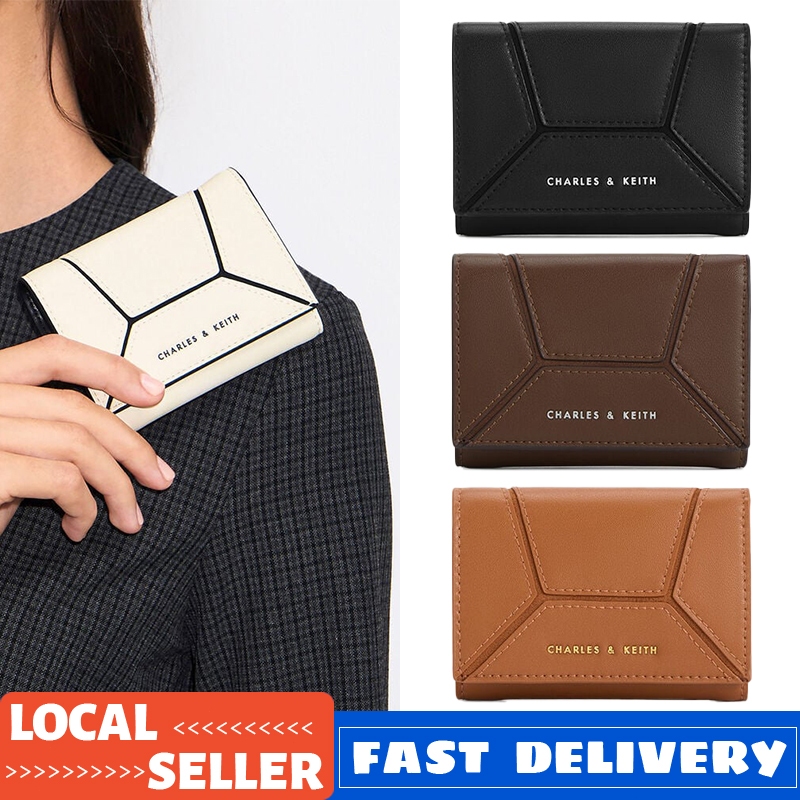 ซีเอ็นเค พับกว่ามินิกระเป๋าสตางค์สั้น นาสริน เรขาคณิตกระเป๋าสตางค์ ...