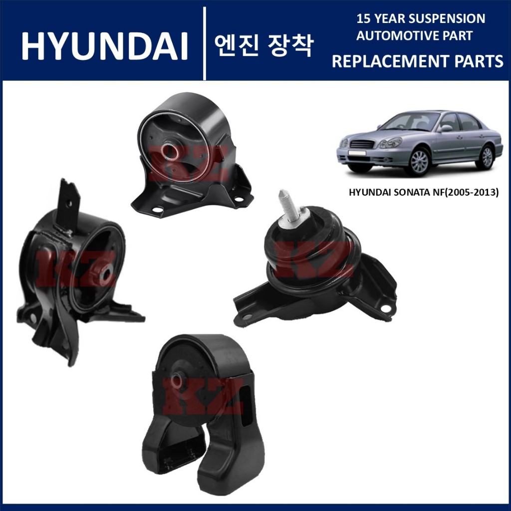 HYUNDAI SONATA NF 2005-2013 - ENGINE MOUNTING - 1 ชุด 4 ชิ้น | Shopee ...