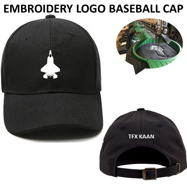 EMBROIDERY SULAM TFX KAAN FIGHTER JET SILHOUETTE TACTICAL 100% ...
