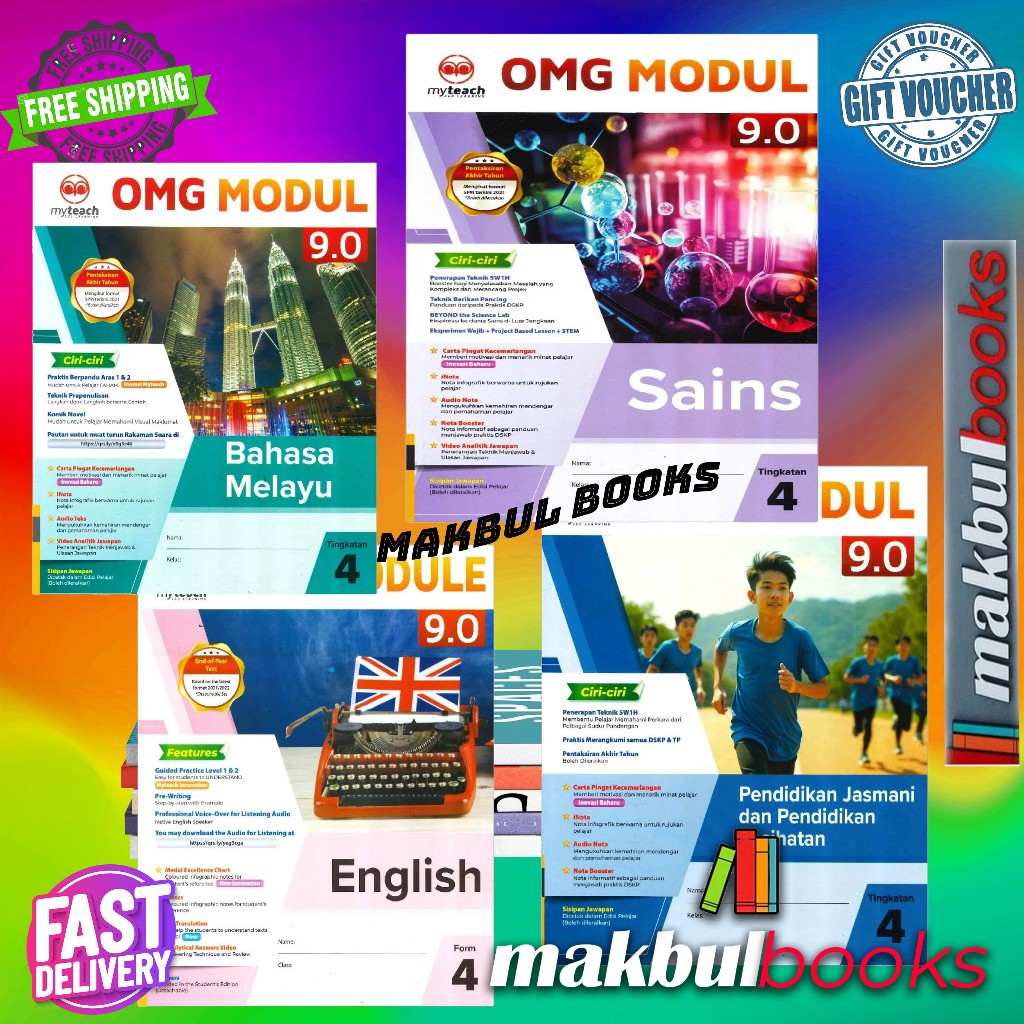 MYTEACH: OMG MODULE 9.0 LEVEL 4 / FORM 4 | Shopee Thailand