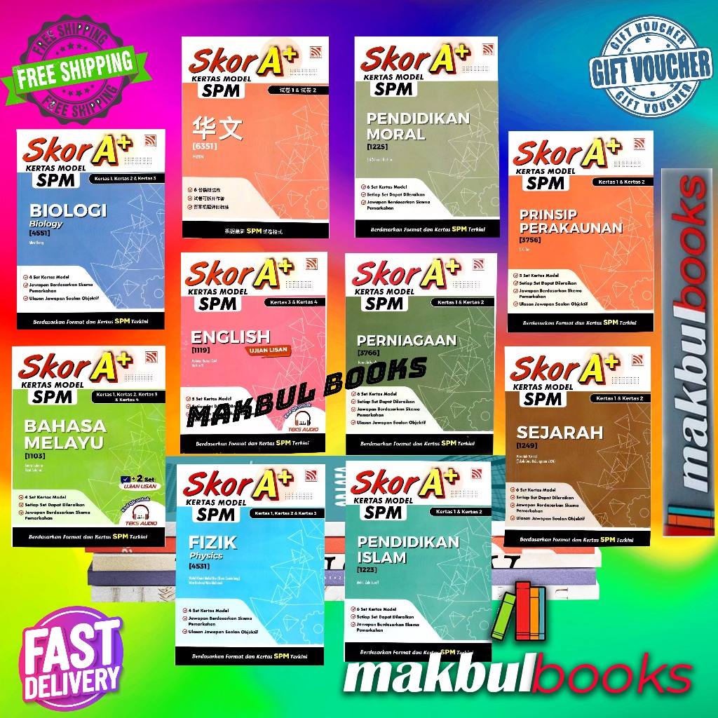 RAINBOW: A SCORE+ SPM MODEL PAPER ~ SPM FORMAT | Shopee Thailand