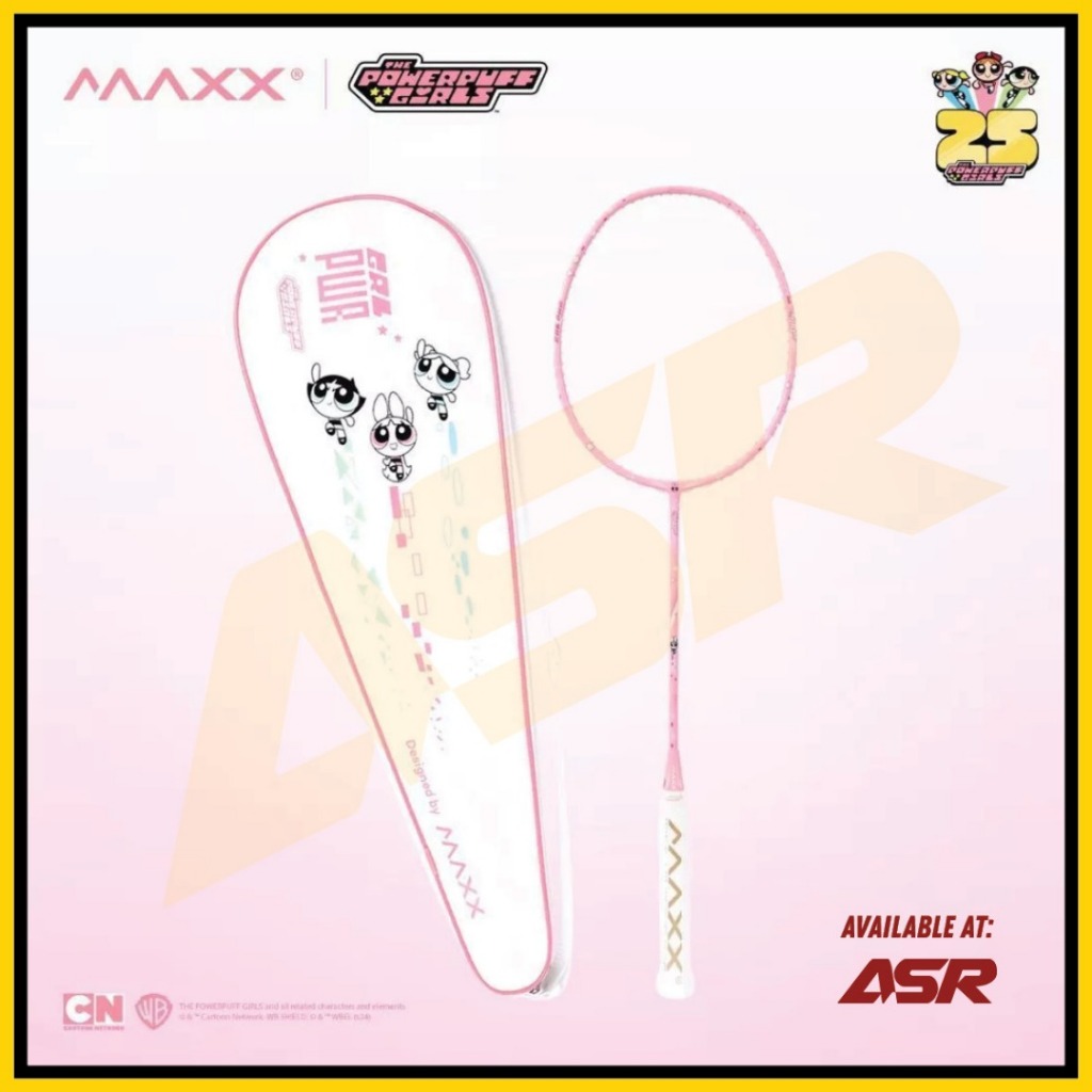 Maxx Badminton x Powerpuff Girls Series ไม้แบดมินตัน / ผ้าขนหนูกีฬา ไม้ ...