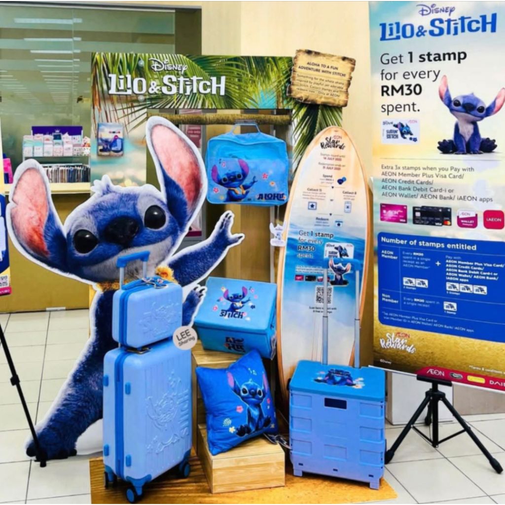 AEON Stitch Trolley Limited Edition (46ซม. x 33ซม. x 21ซม.) | Shopee ...