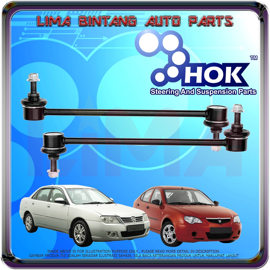 Proton Waja , Gen2 , Persona Old Front / Back Stabilizer Link Set HOK ...