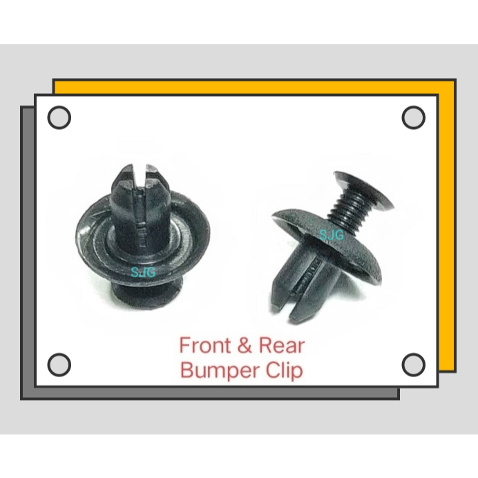 Mitsubishi,toyota FRONT & REAR BUMPER CLIP | Shopee Thailand