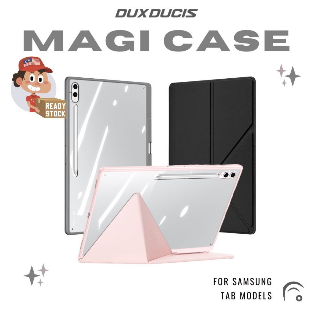 Dux MAGI ที่ถอดออกได้พลิกกรณีแท็บเล็ตสําหรับ Samsung Galaxy Tab S10 S9 ...