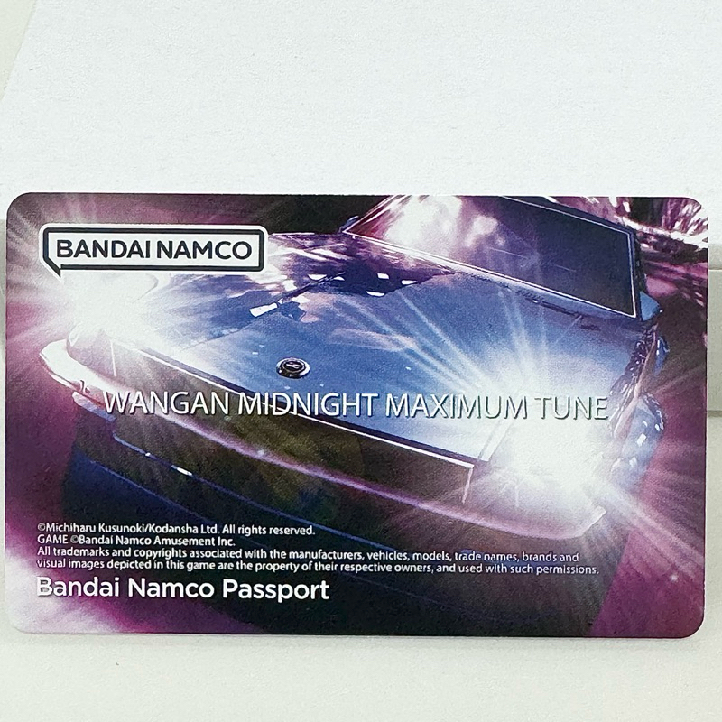 Banapassport CARD (ใหม่) BANDAI NAMCO PASSPORT WANGAN MIDNIGHT MAXIMUM TUNE | Shopee Thailand