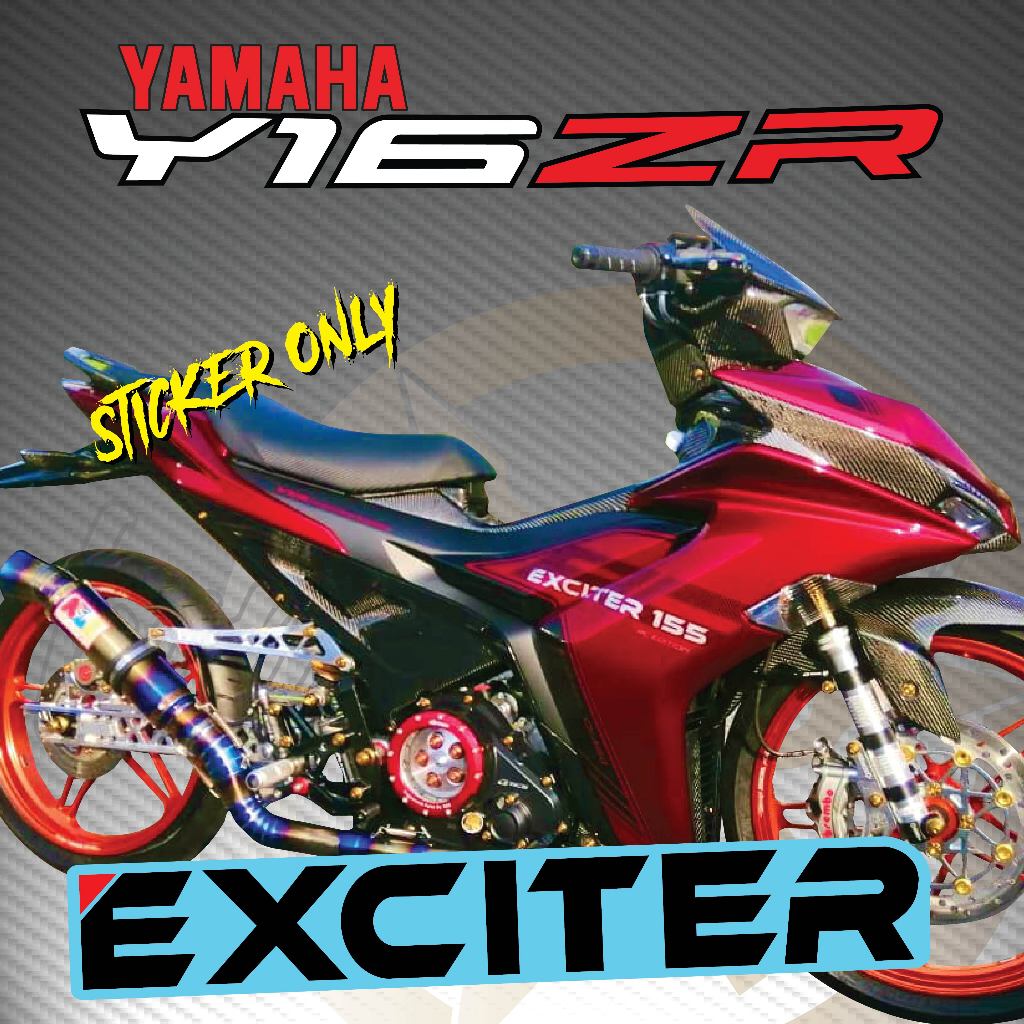 Stripe MOTOR YAMAHA Y16ZR Y16 V2 ABS EXCITER RC EDITION (77) สติ๊กเกอร์ร่างกายแบบกําหนดเอง ...