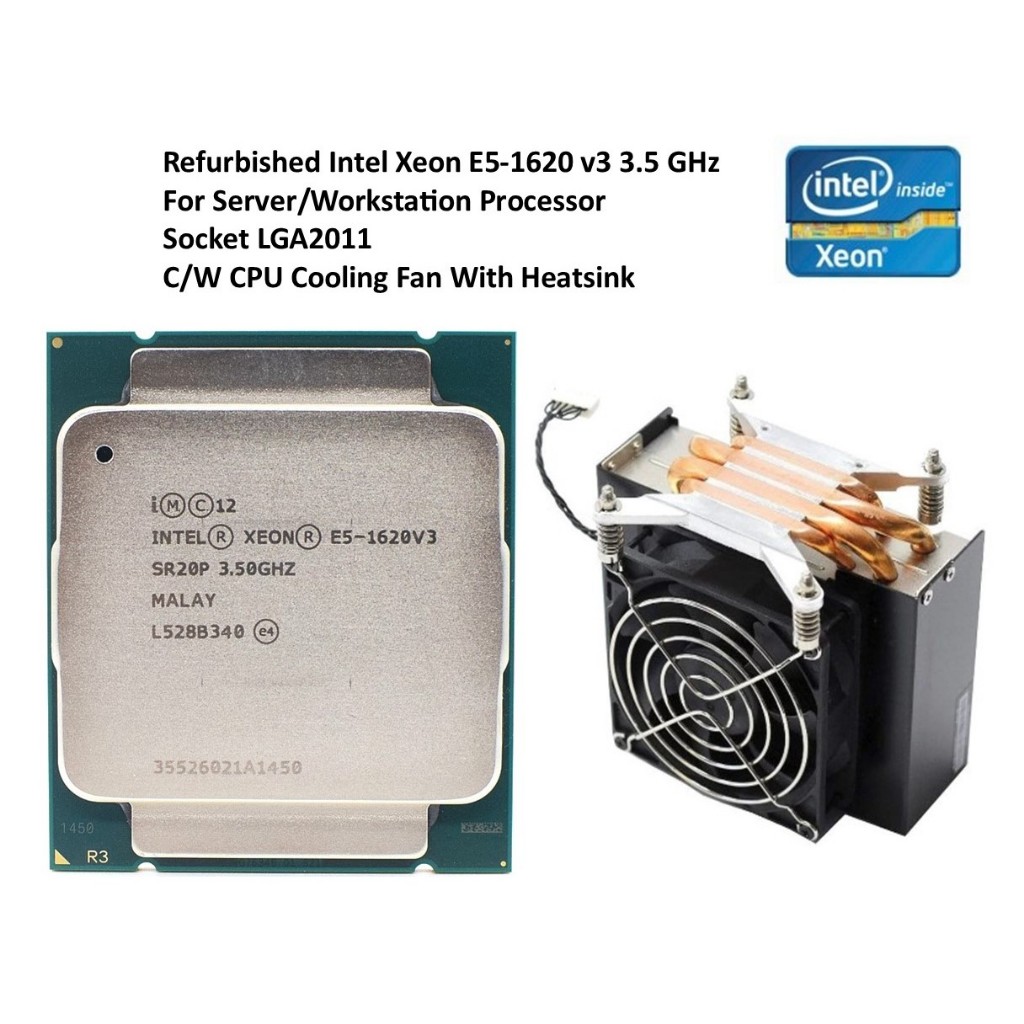 Refurbished Intel Xeon E5-2020 v3 3.5Ghz CPU โปรเซสเซอร์สําหรับ ...