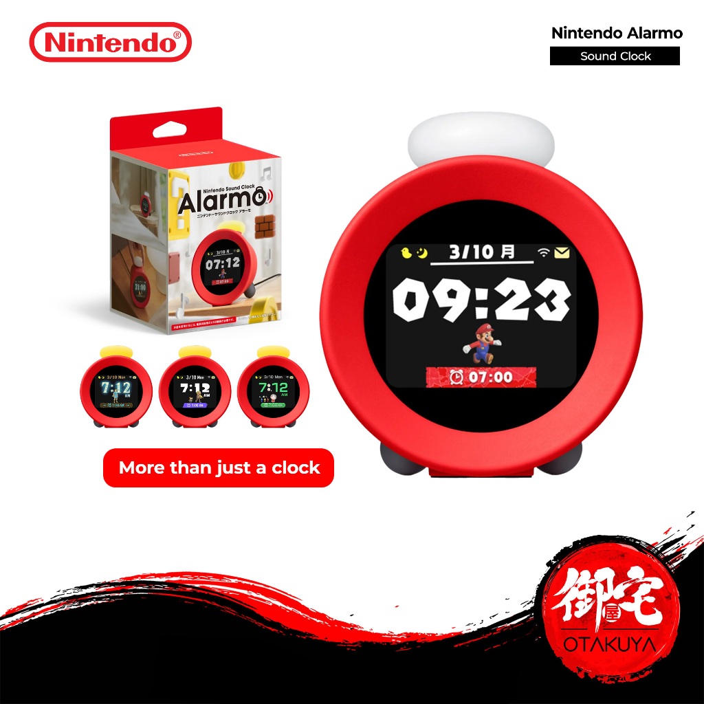 Nintendo Sound Clock Alarmo - นาฬิกาปลุกตรวจจับการเคลื่อนไหว (รับประกัน ...