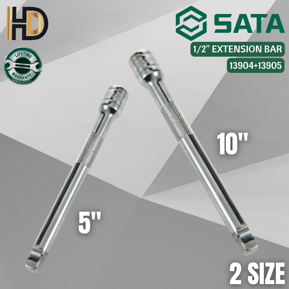 Sata 1/2" DR Extension Bar / 5" + 10" Extension Bar / Heavy Duty / รับ ...